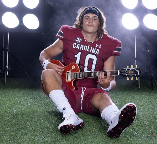 Of guitars, Gamecocks and go routes: Freshman QB Colten Gauthier in ...