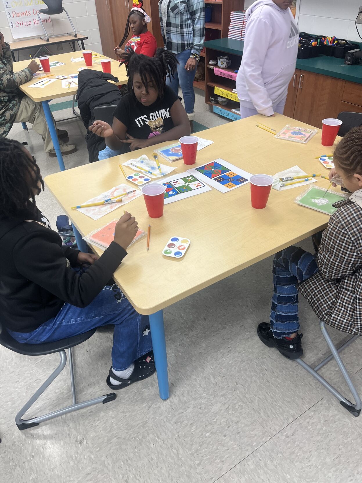 Kj’s IGA showcases painted tiles from WCSD scholars