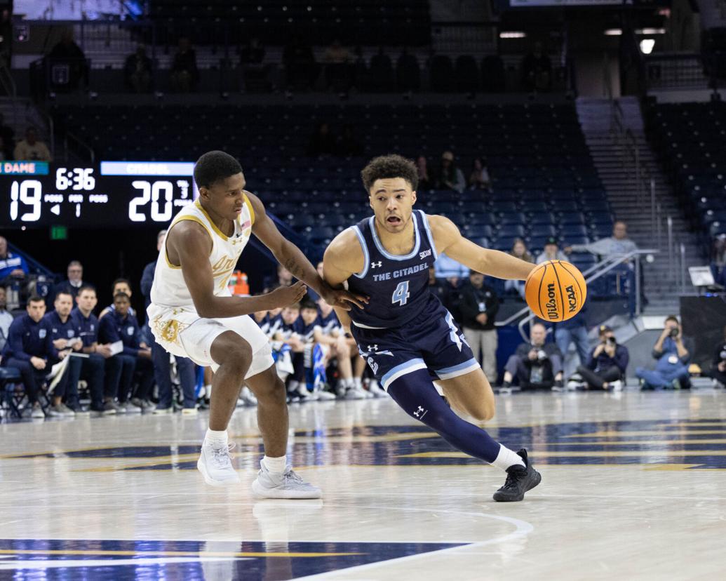 Ex-Irish guard Elijah Morgan leads Citadel past former team | Citadel | postandcourier.com