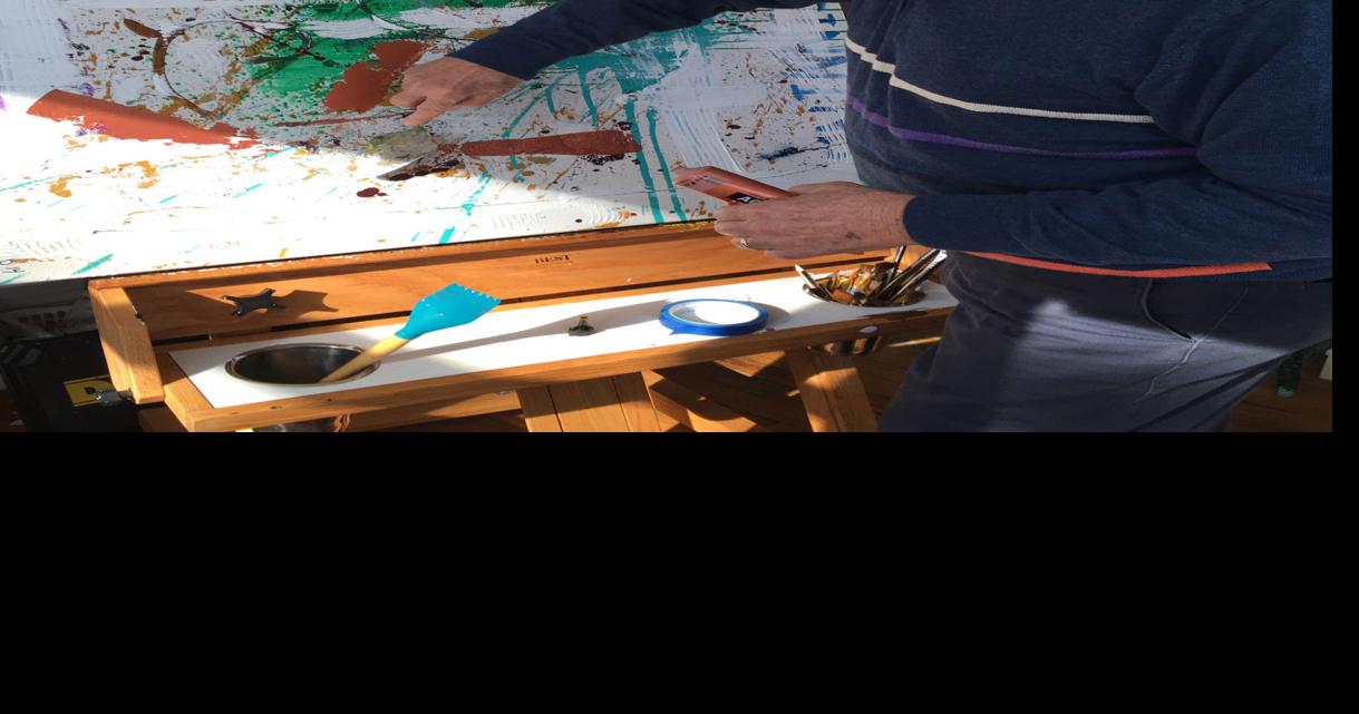 First Amendment attorney finds release in abstract painting | Features ...