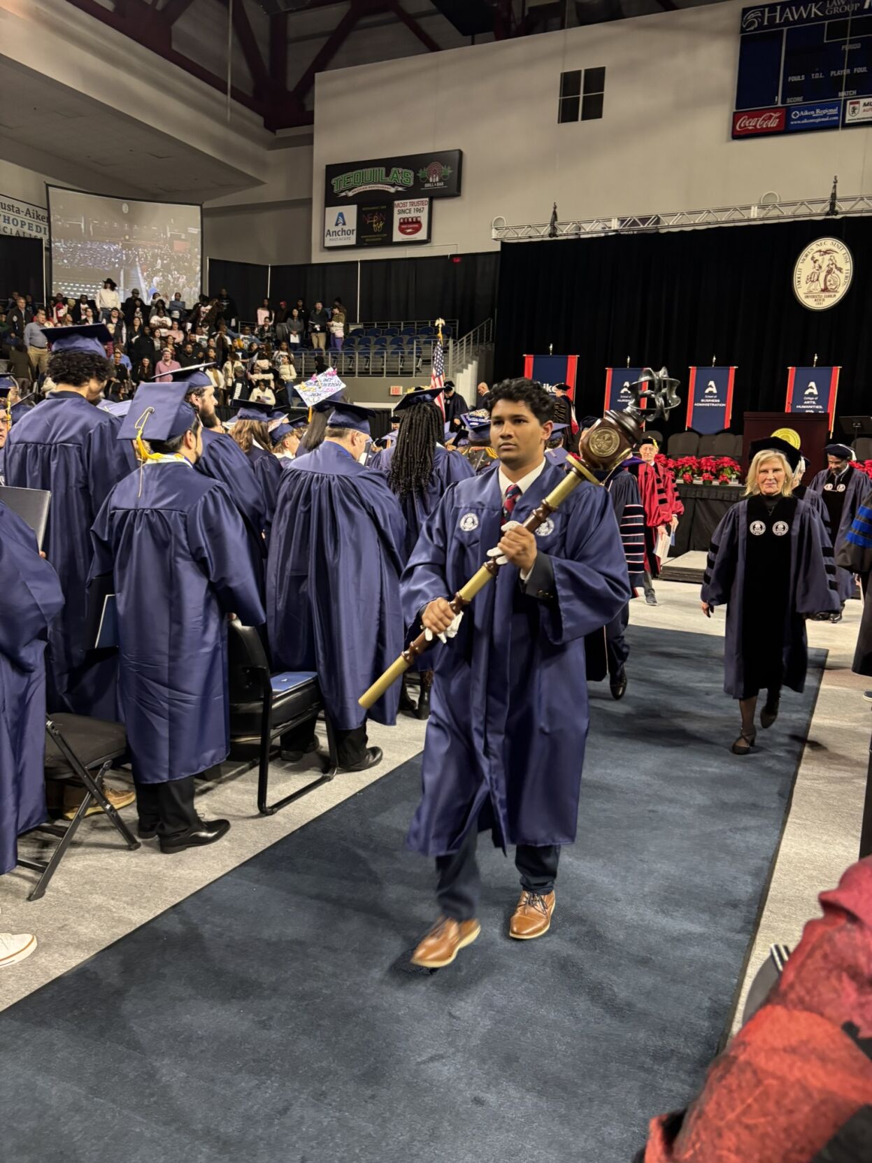 Former USCA basketball player returns for commencement