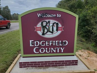 Edgefield County entrance signs vandalized | News | postandcourier.com