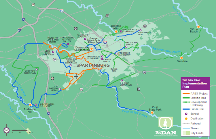 Mary Black Rail Trail extension plans moving forward in Spartanburg