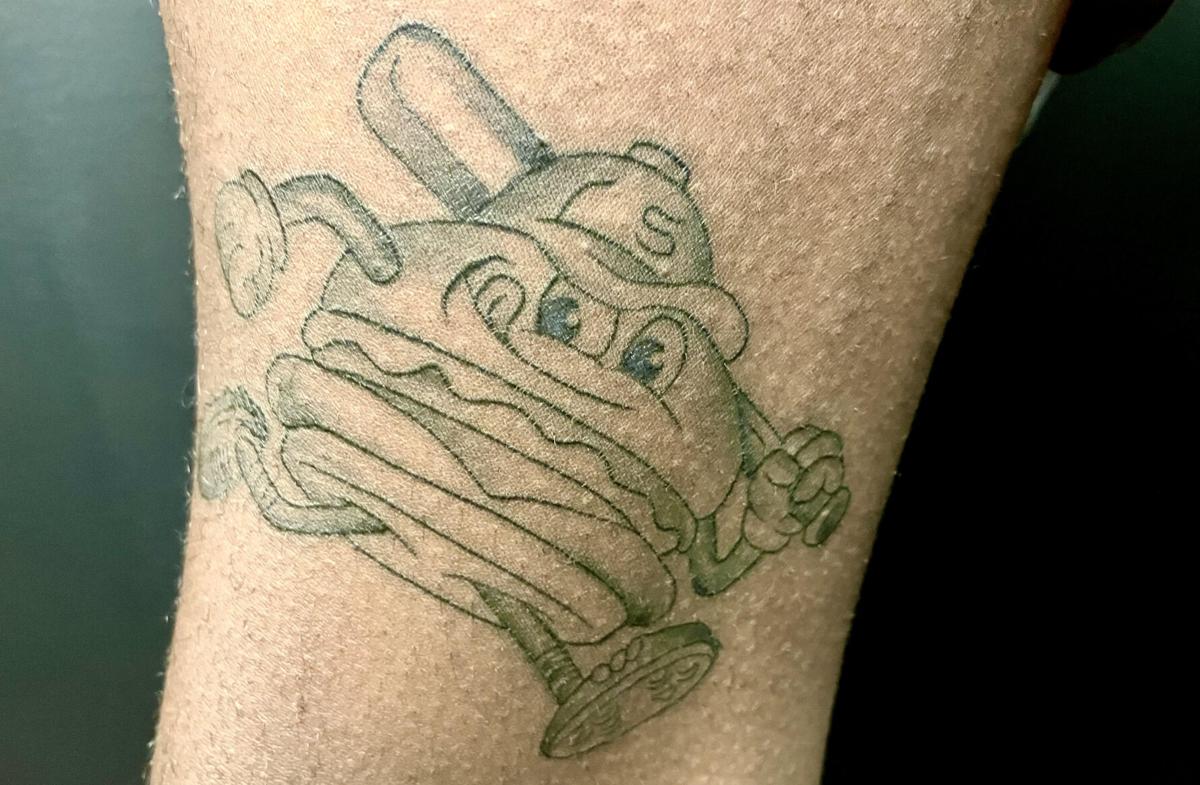 Spartanburgers logo tattoo earns man chance at first pitch ...