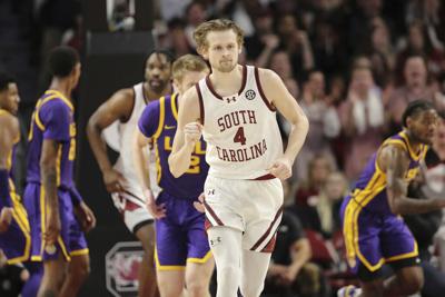 Gamecocks' Clark enjoying everything about NCAA Tournament