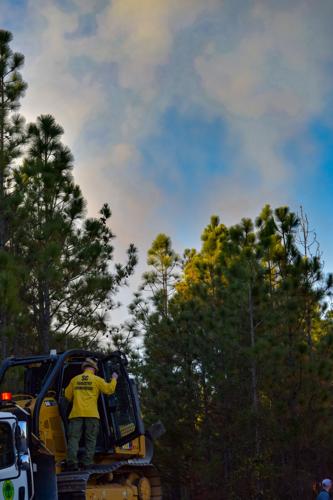 Center Fire Department monitors fire on Kedron Church Road, tells ...