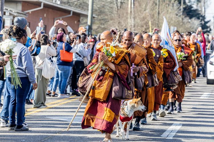 How to see monks doing ‘Walk for Peace’ in Columbia, SC