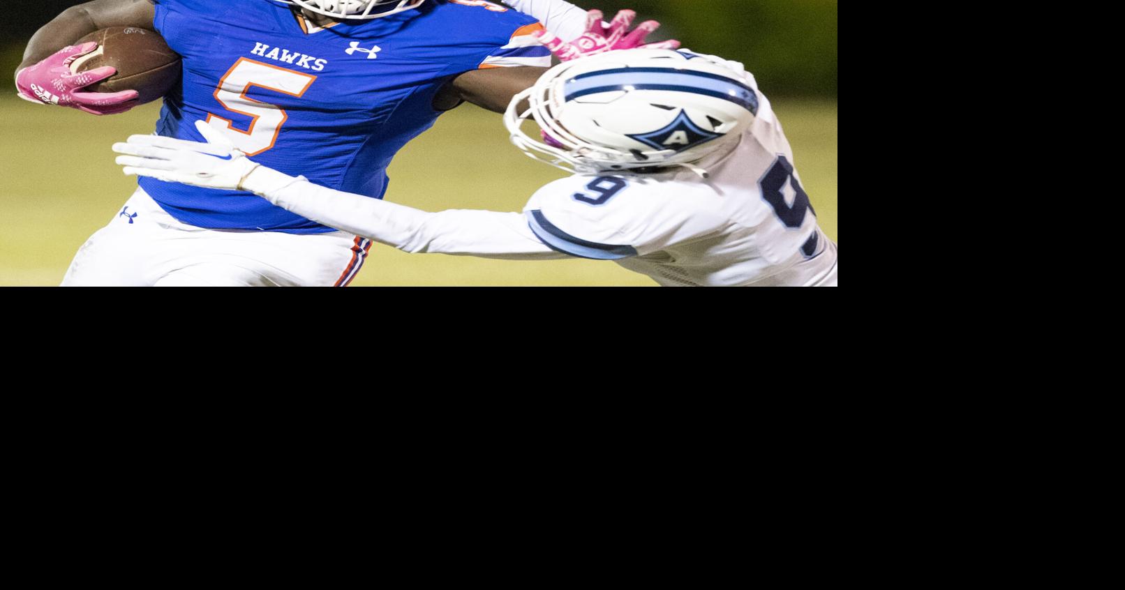 Hanahan RB Kevon Rivera scores 5 TDs in Hawks playoff victory