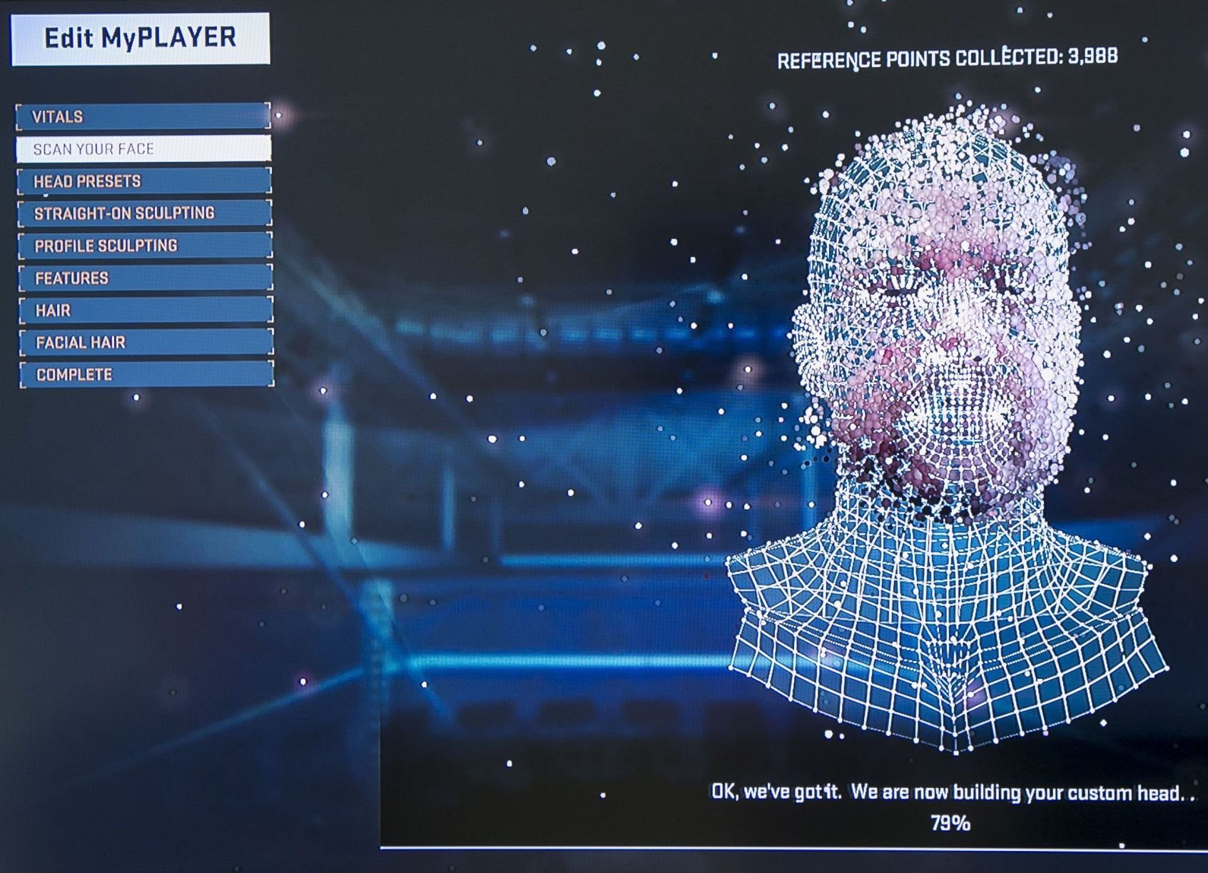 NBA 2K15 drafts 3D face mapping for game