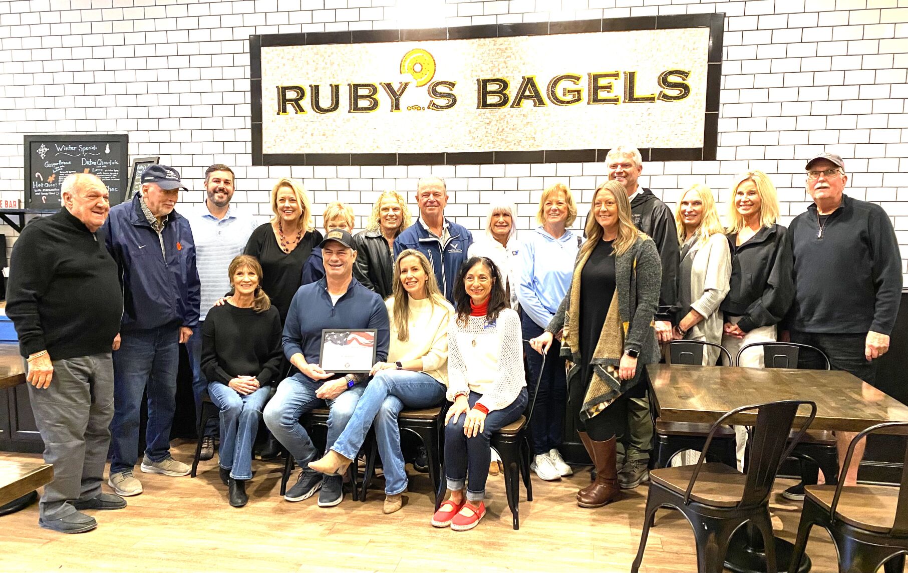 VFW 3137 salutes Ruby's Bagels