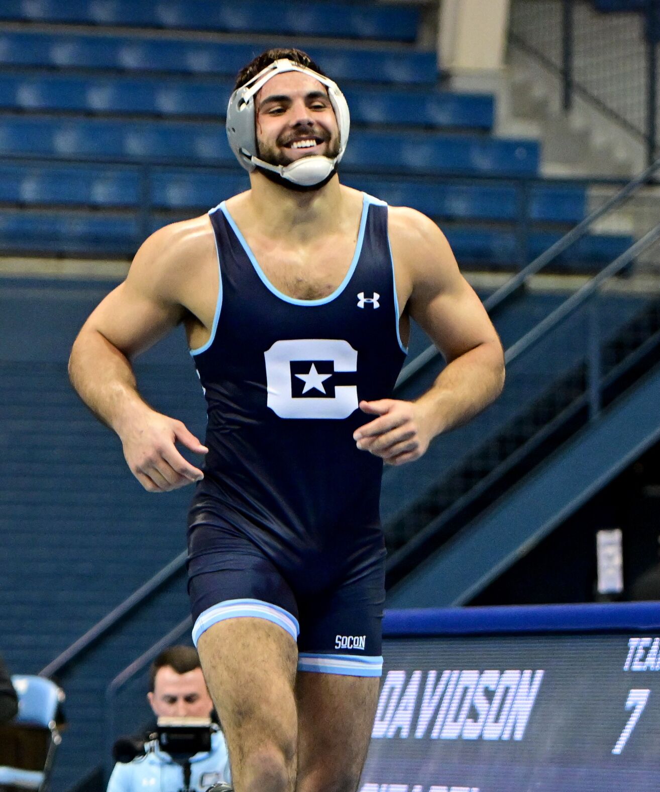 The Citadel wrestling team having one of its best seasons