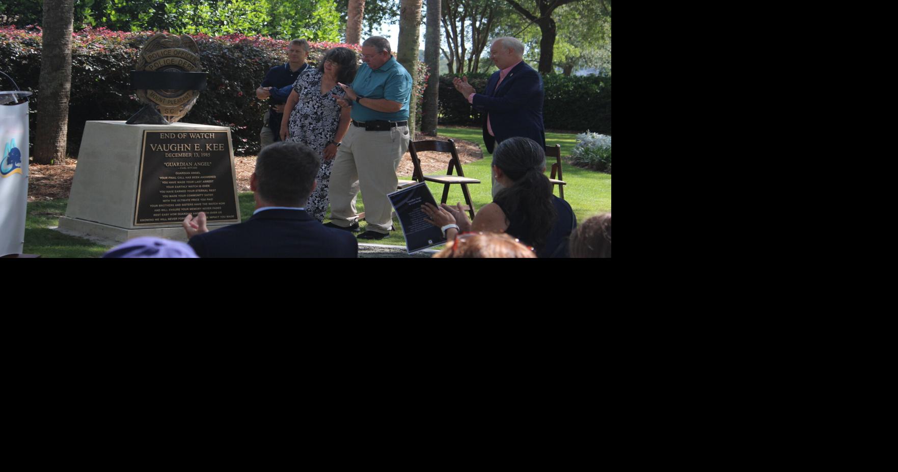 Town unveils monument for fallen MPPD officer