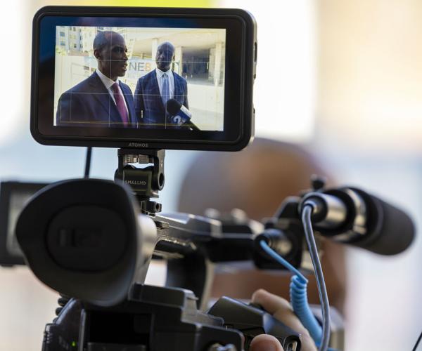 Senator Tim Scott, HUD's Scott Turner visit Charleston SC