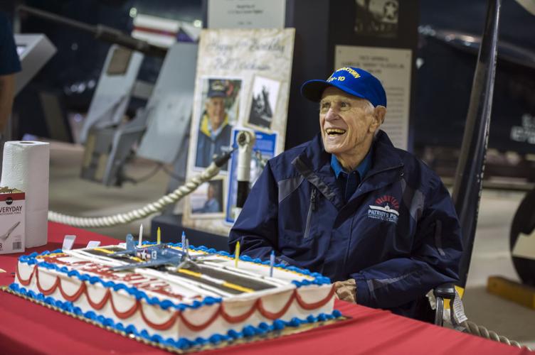 Veteran celebrates 95th birthday aboard USS Yorktown where he was ...