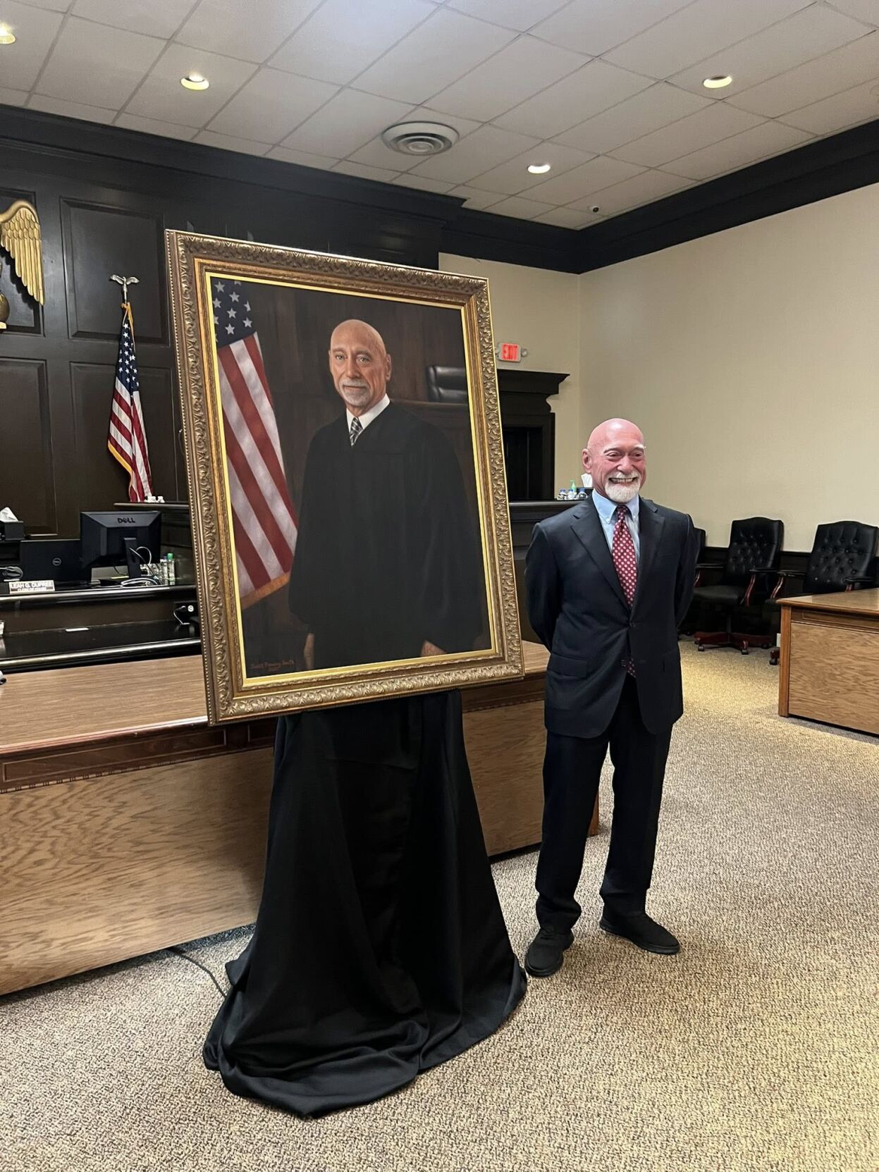 Longtime judge honored with portrait