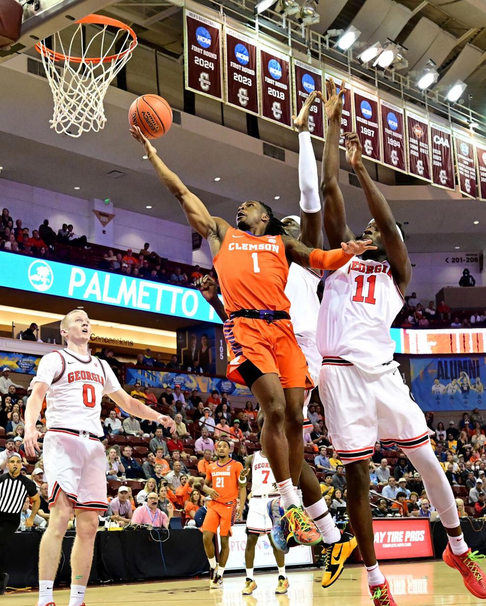 Clemson, RJ Godfrey take on Georgia in Charleston Classic