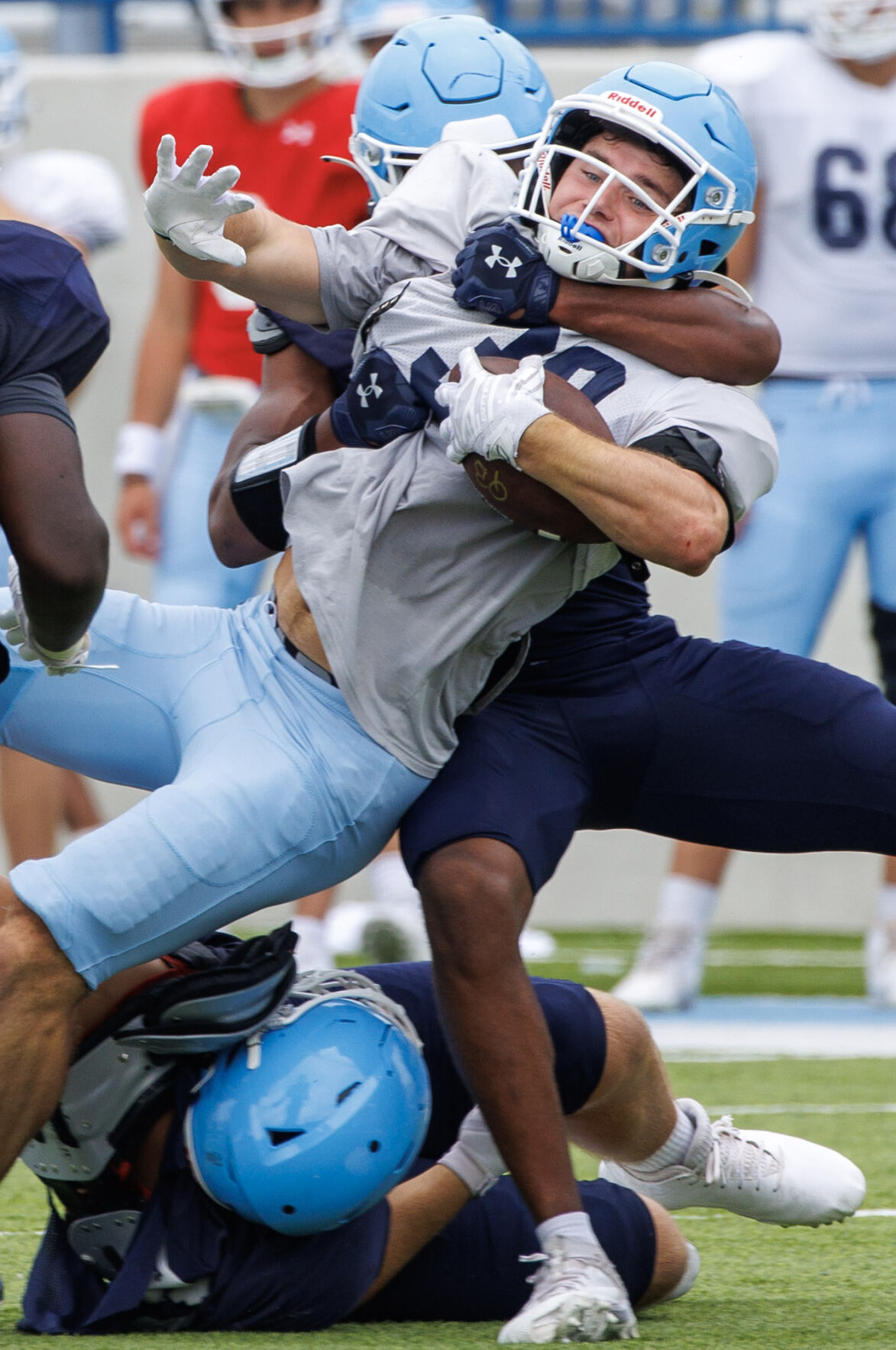 The Citadel QBs shine during first preseason scrimmage