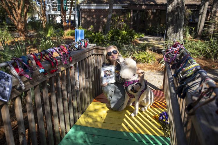 Folly Beach's Rainbow Bridge a place to grieve, honor pets