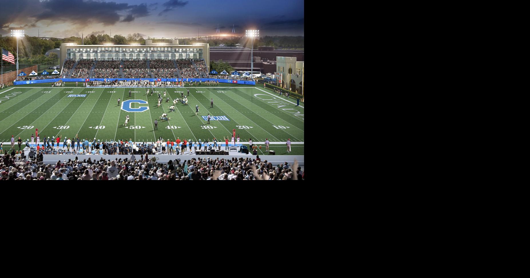 The Citadel moves ahead with plan for field turf, new stands at Johnson ...