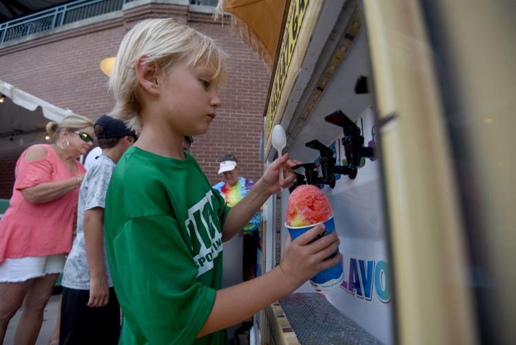 RiverDogs fans and fireworks