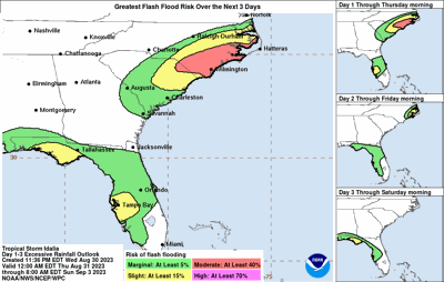 Idalia Impact: Aiken Standard won't deliver Beech Island route on Thursday