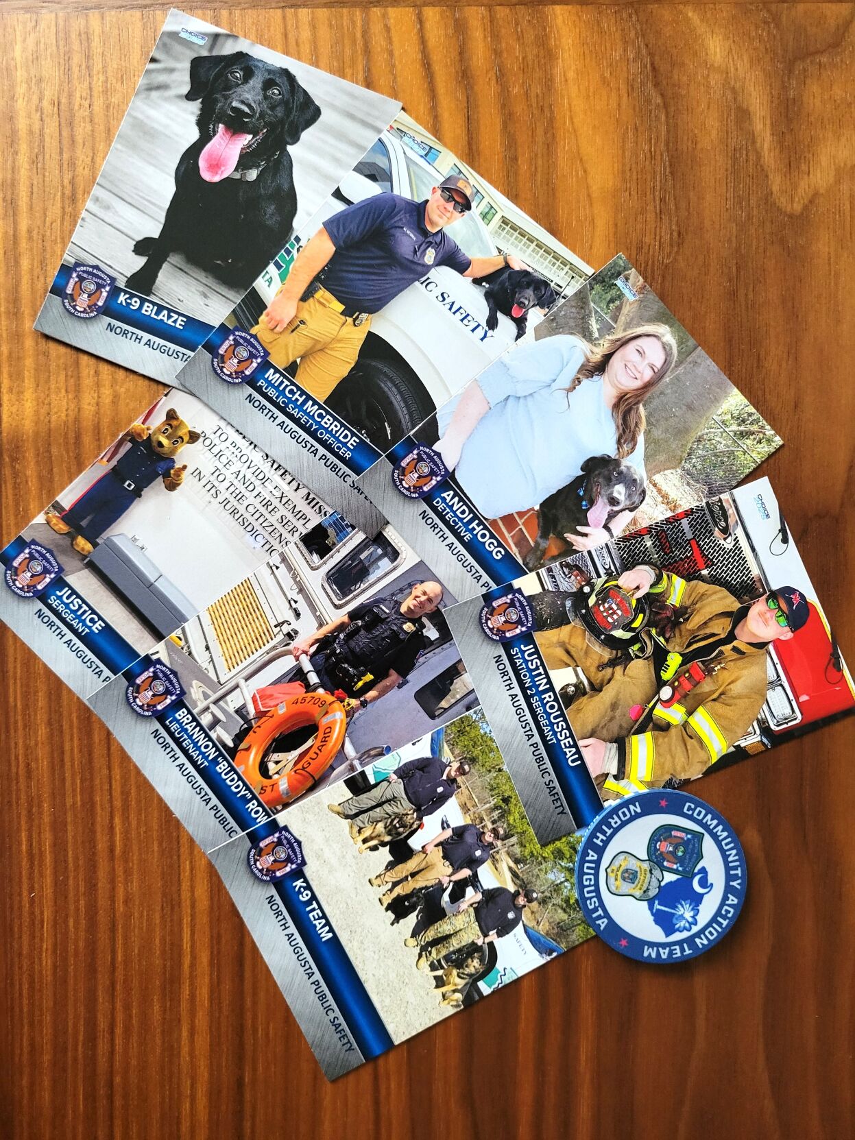 North Augusta Public Safety has 96 Cop Cards for you to find