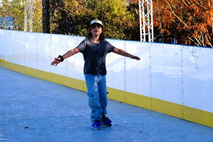 Ice skating, it’s a first Winter Whirl in North Augusta.