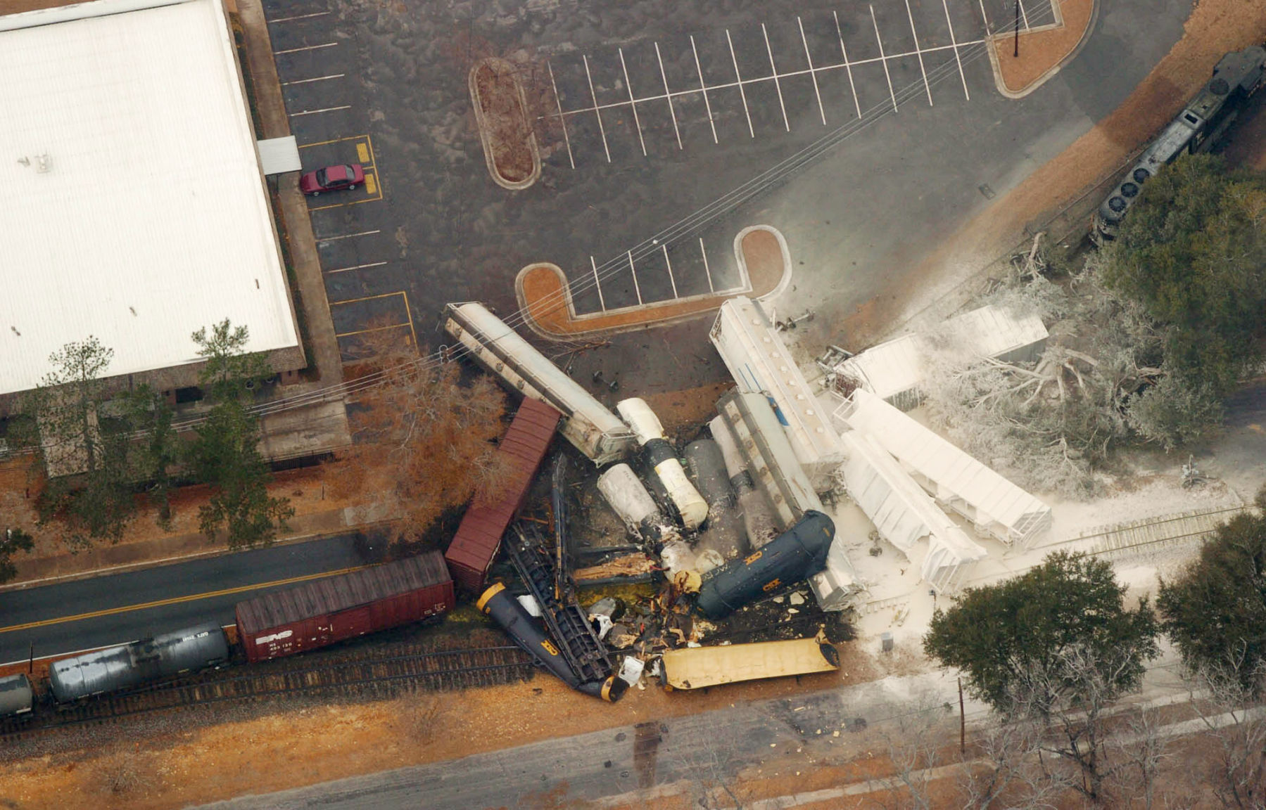 20 years ago, a train derailment killed 9 in Graniteville SC