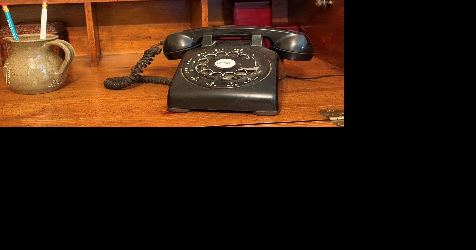Clunky phones & party lines
