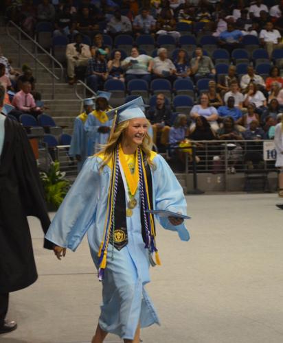 Graduates pause to appreciate the moment at Ridge Spring-Monetta ceremony