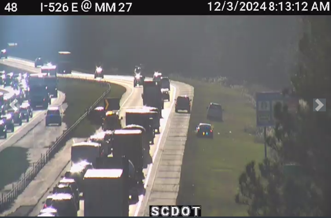 Collision on I-526 East stalls traffic in both directions