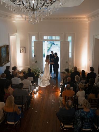 Houston couple ties knot in SC during Tropical Storm Debby