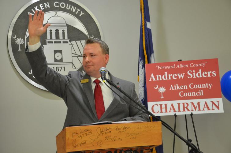Andrew Siders formally announces run for Chairman of Aiken County Council