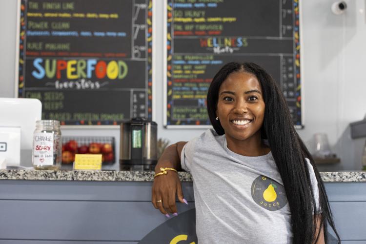 Viral vegan influencer opens Nexton Square's second juice and smoothie shop