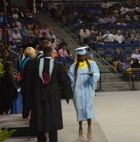 Graduates pause to appreciate the moment at Ridge Spring-Monetta ceremony