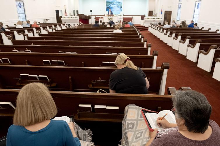 Conway-area church hit by lightning, but its services go on