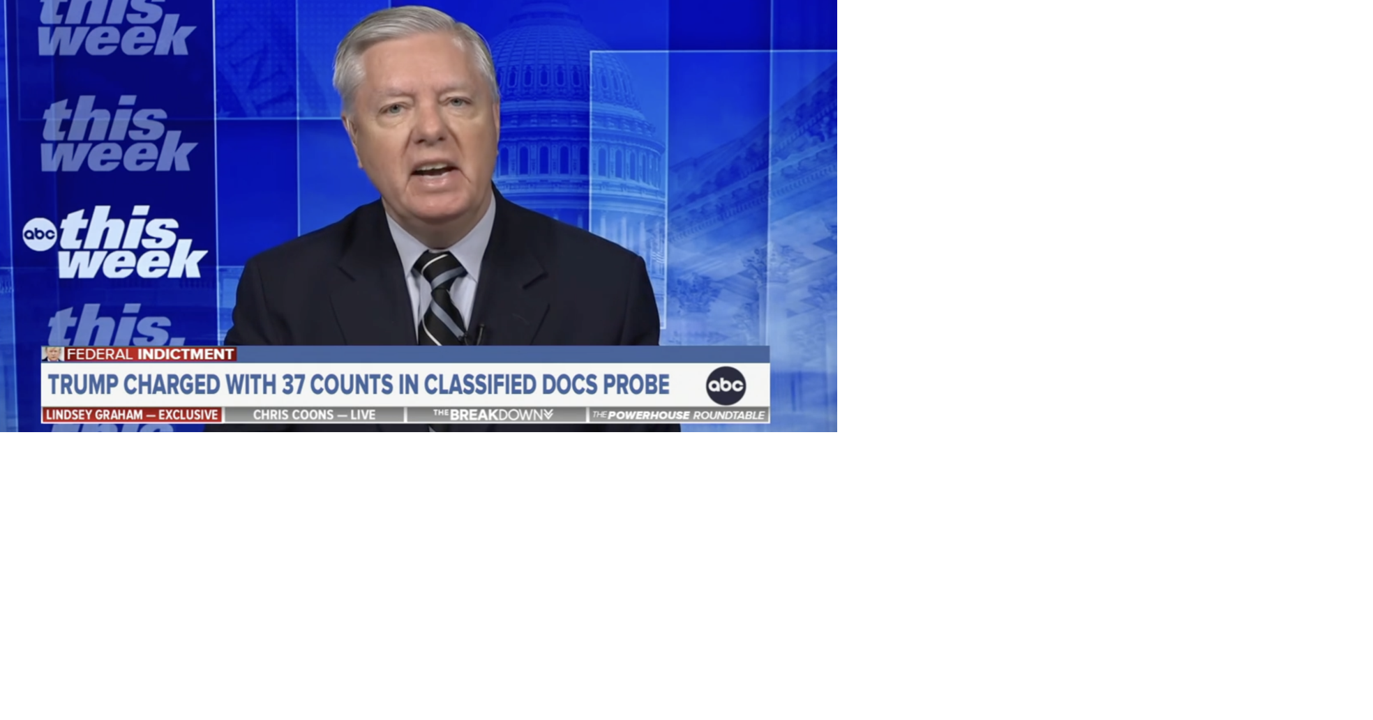 Sen. Lindsey Graham defends Trump, calls Espionage Act charges ...