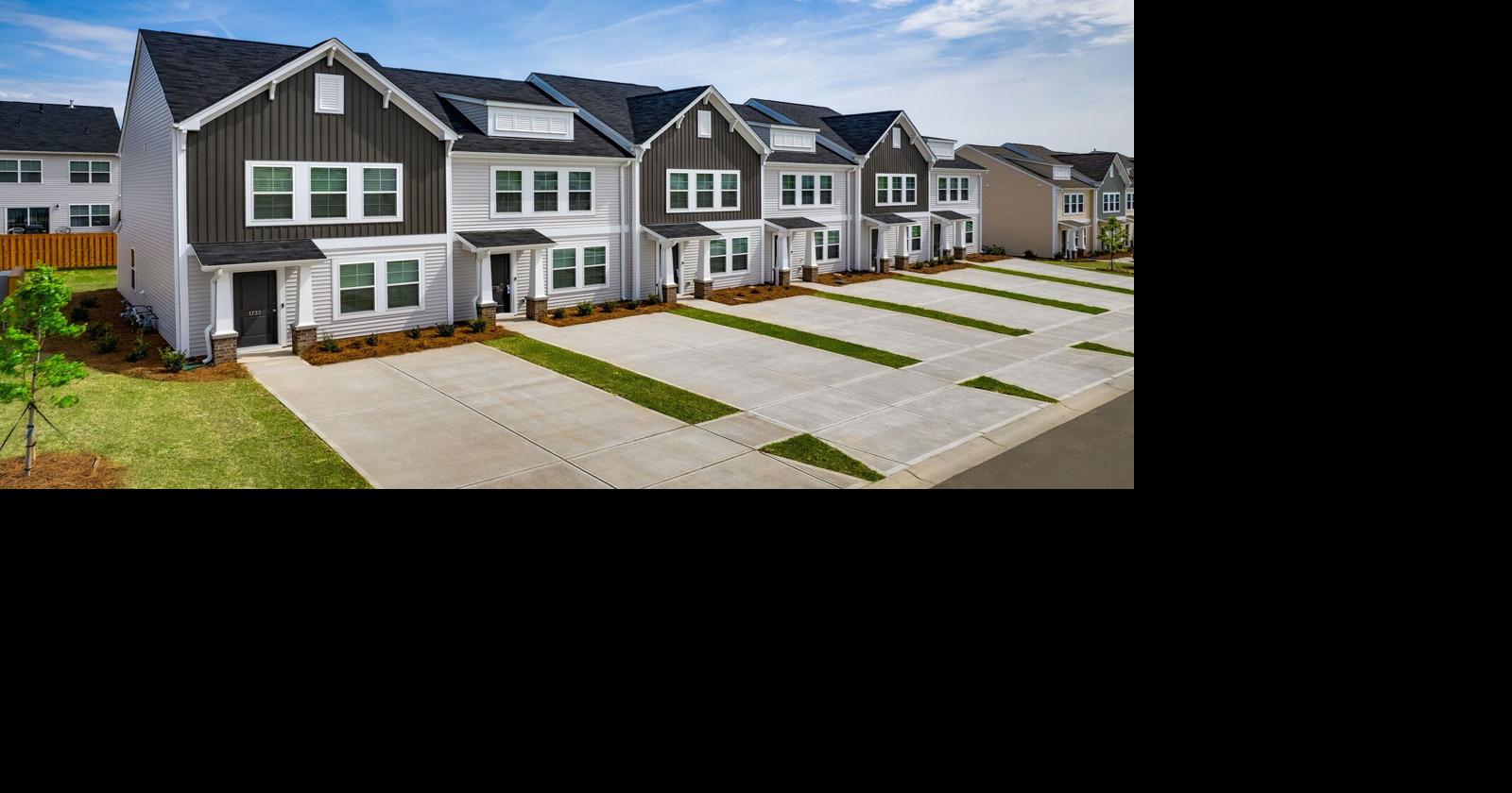 Over 300 townhomes under construction in growing Elgin SC
