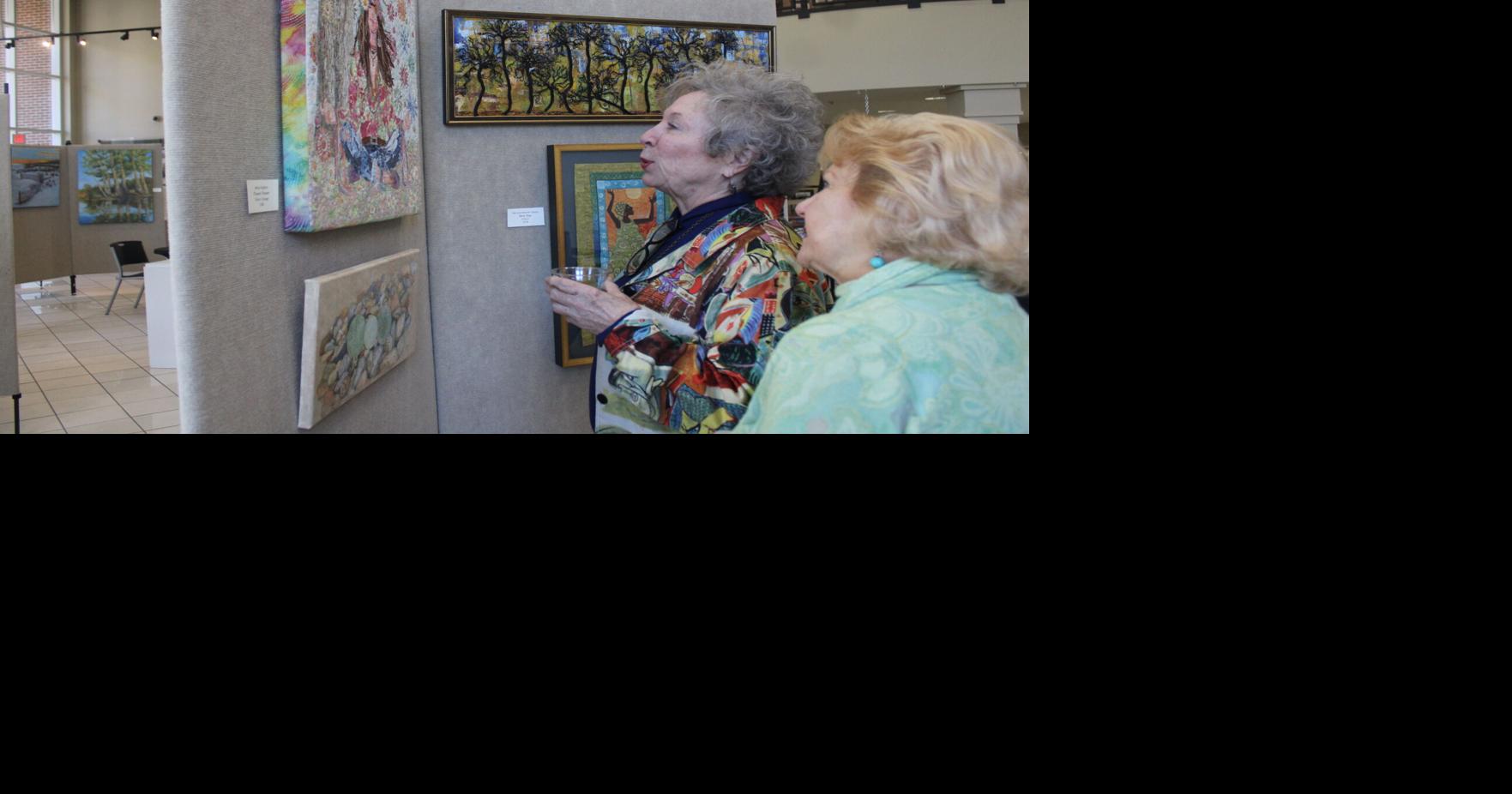 Aiken artist show off at artwork in North Augusta
