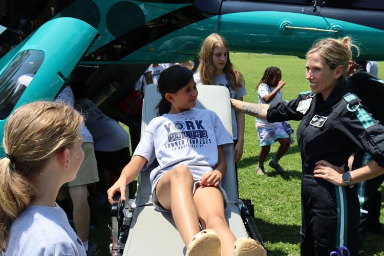 First responders connect with kids at York Police summer camp