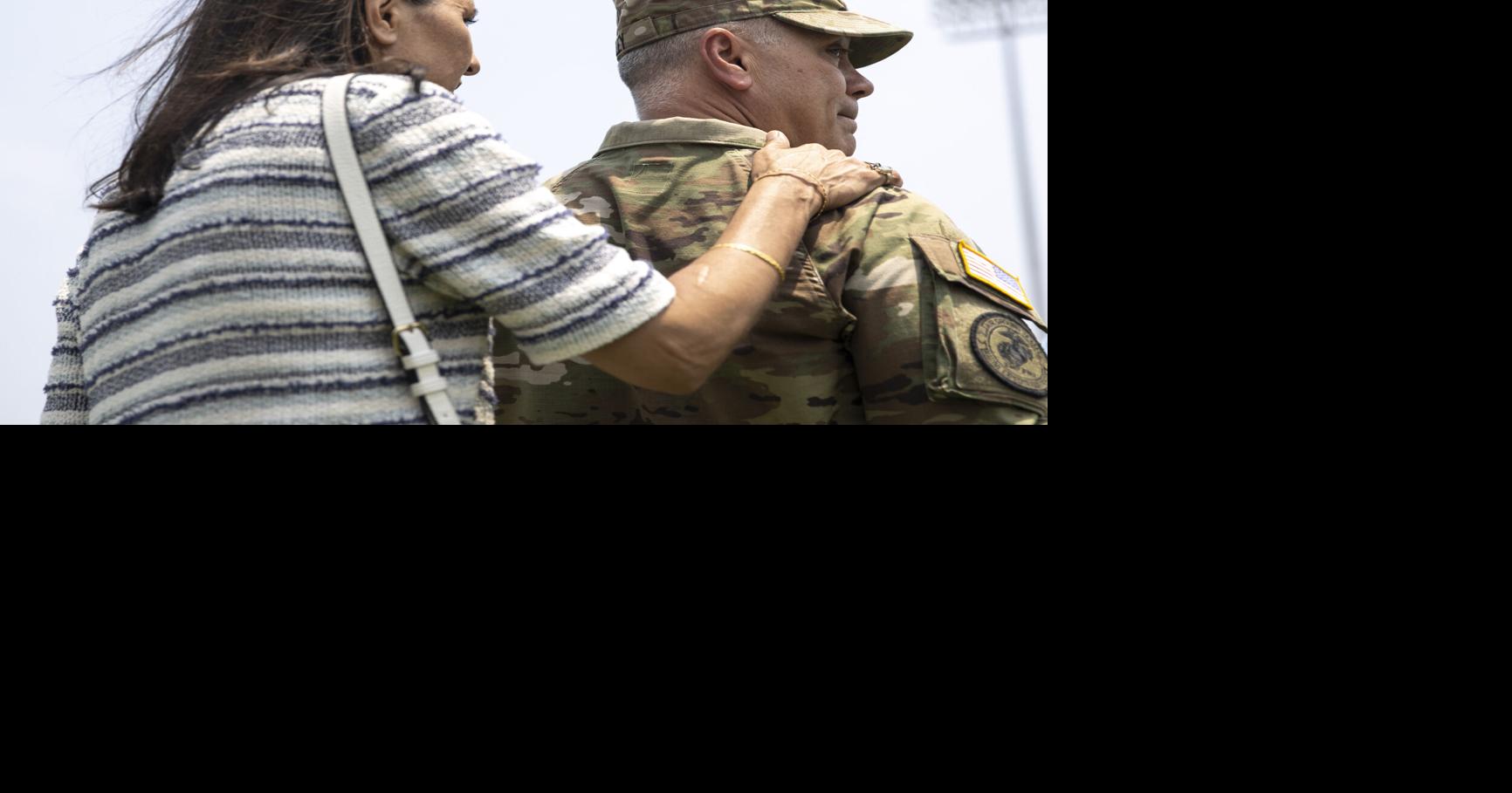 Nikki Haley kisses husband goodbye for yearlong Army deployment to Africa
