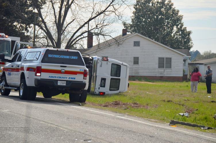 Three-car collision causes van to flip, possible entrapment reported in ...