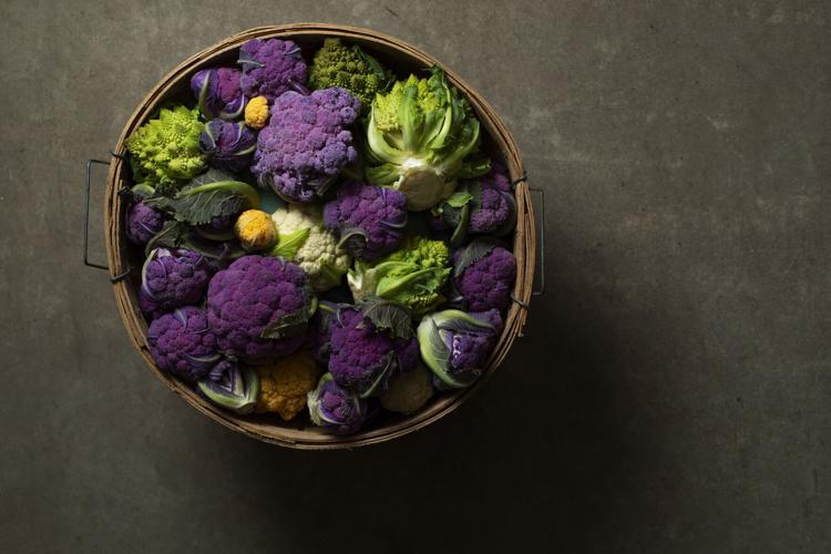 cauliflower blooming