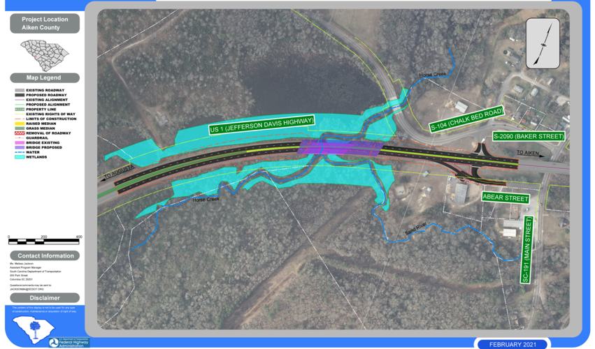 Frequently traveled bridge in Aiken County scheduled to be replaced