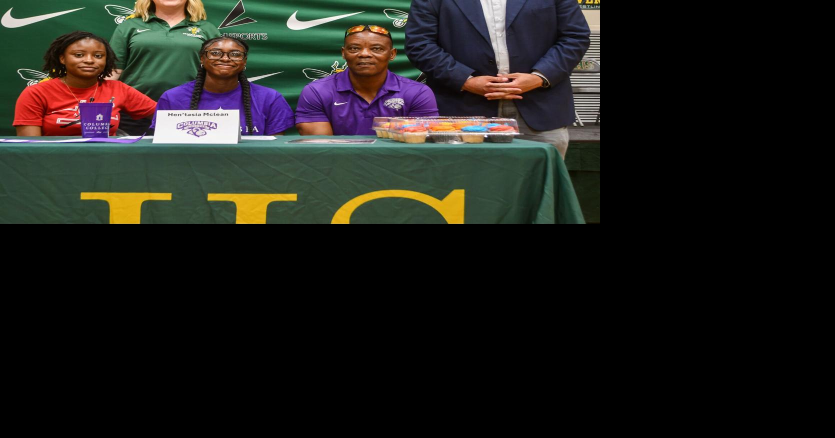 Aiken High's Mclean signs with Columbia College track