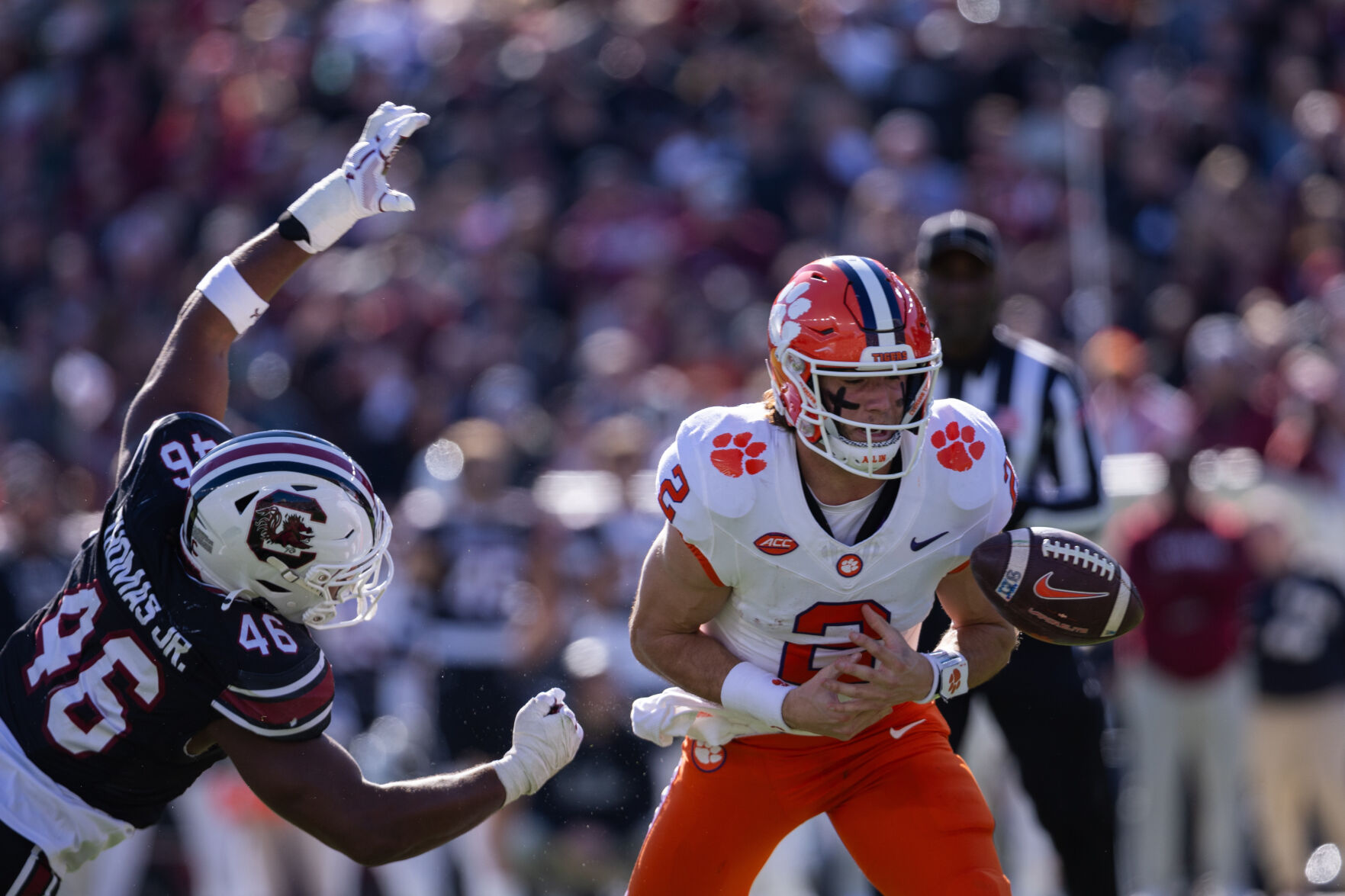 Clemson defeats South Carolina in rivalry football game