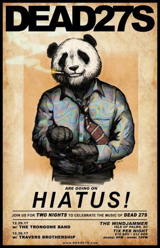 Charleston band Dead 27s announce hiatus along with last shows for a while