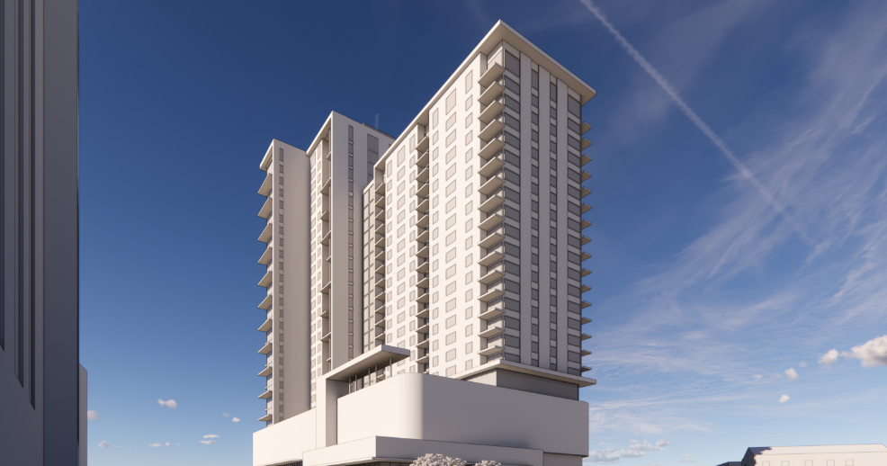 New gateway tower poised to be one of Greenville's tallest