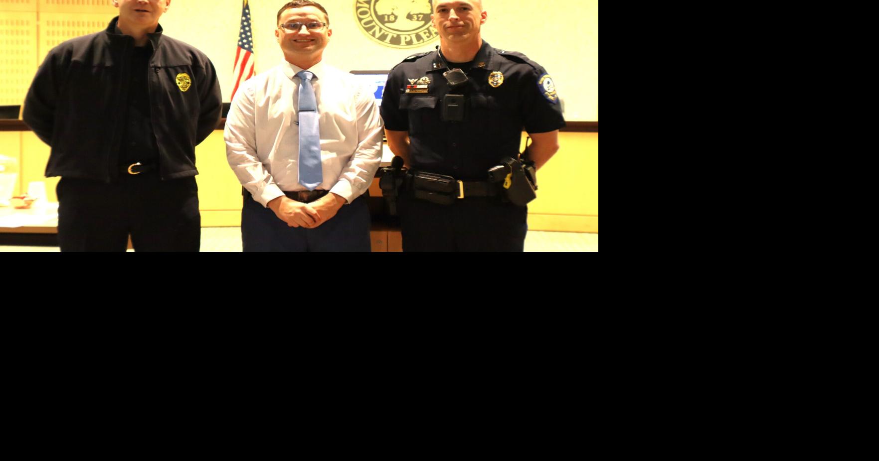 New Mount Pleasant police captains take the stage