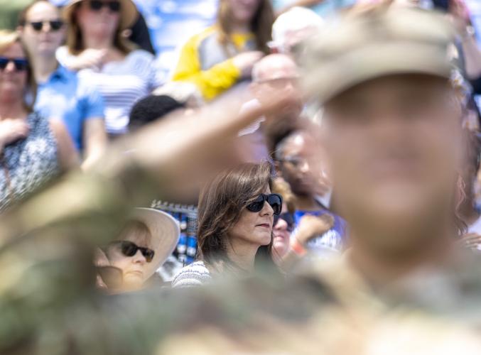 Nikki Haley kisses husband goodbye for yearlong Army deployment to Africa